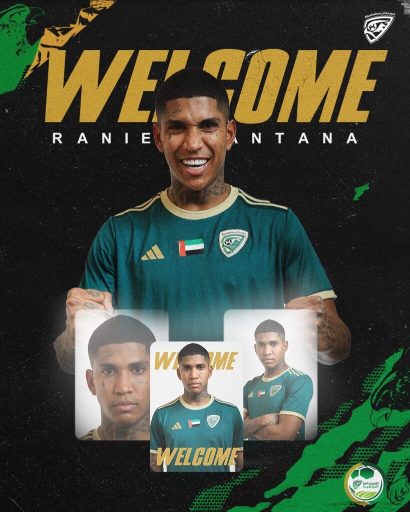 Raniel Santana new big signing for Khorfakkan FC - GDM Sport