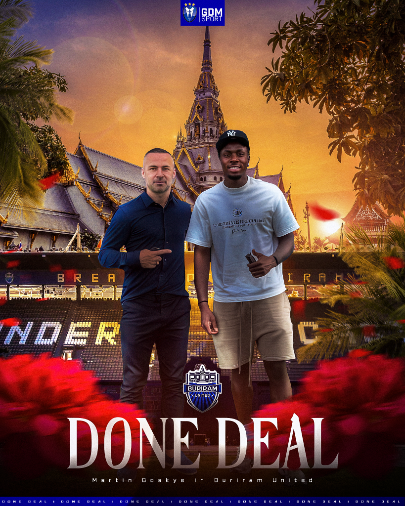 "Martin Boakye Signs with Buriram United: A New Chapter in His Football ...